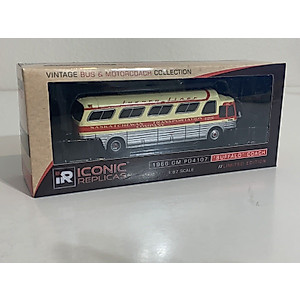 Iconic Replicas GM PD4107-Buffalo Coach Saskatchewan Transportation Company Canada 1:87-HO Scale New in The Box
