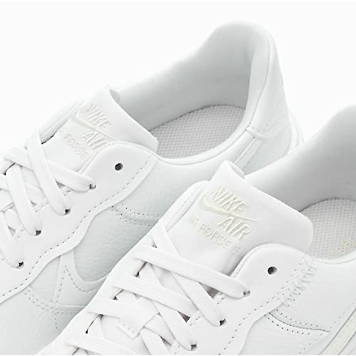 Nike Womens Air Force One PLT.AF.ORM Sneakers (White/Summit White-White-White, 7.5)