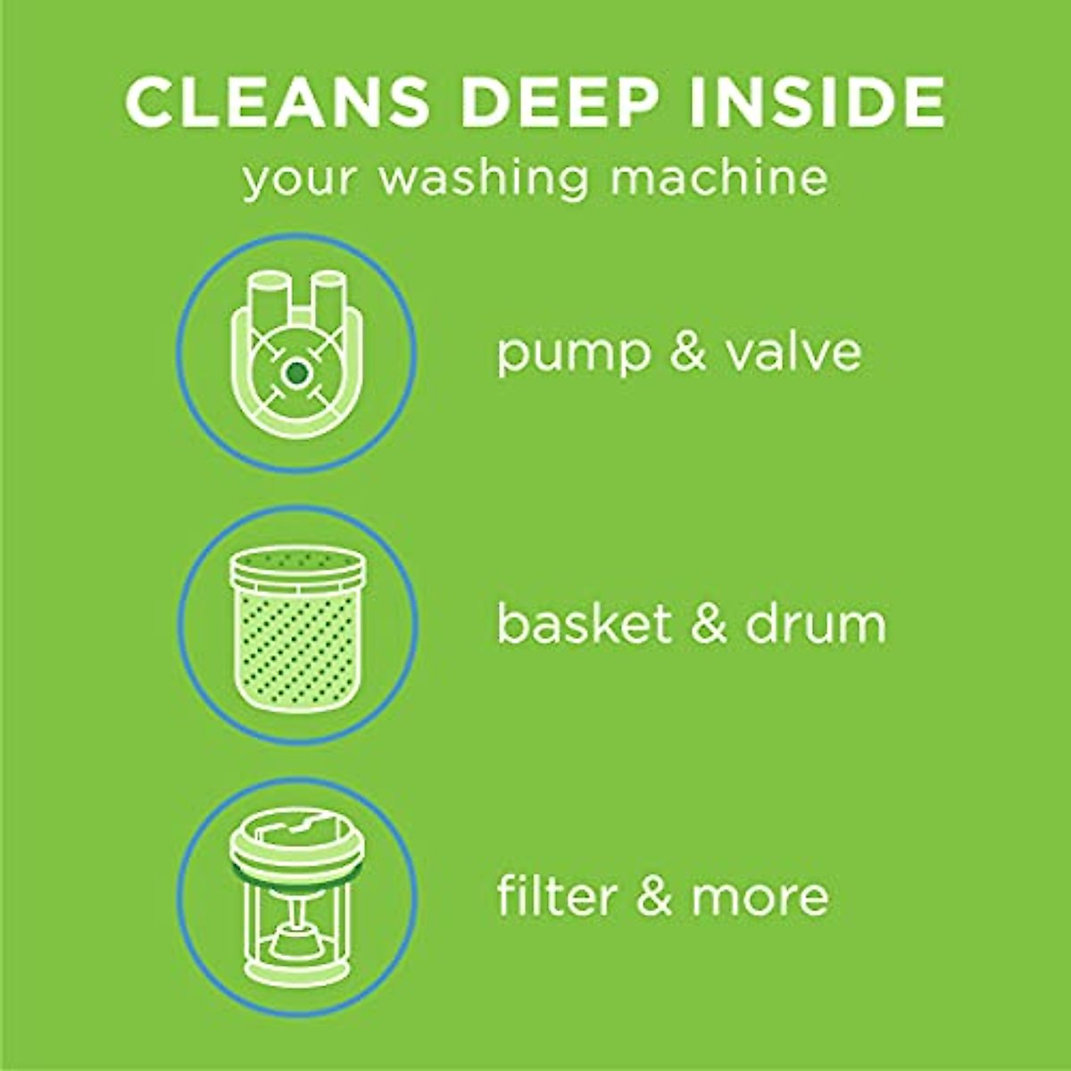Affresh Washing Machine Cleaner, Cleans Front Load and Top Load Washers, Including HE, 6 Tablets