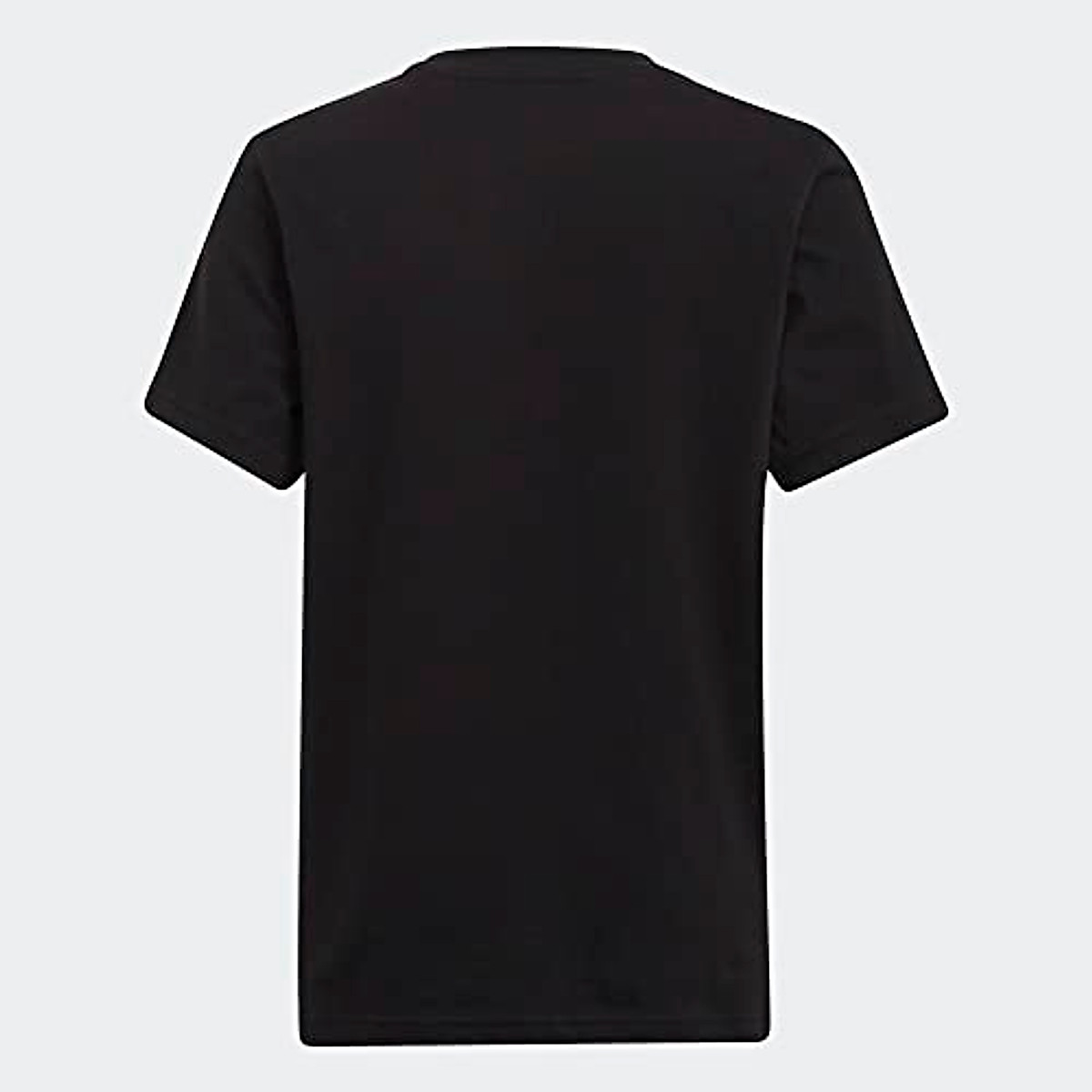 adidas Boys' Soccer Logo Tee, Black, X-Large