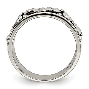 IceCarats 925 Sterling Silver Vintage 14K Gold Centers Daisy Flower Ring Size 7