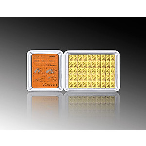 Valcambi 1gram Combibar .999 Fine Gold Bar