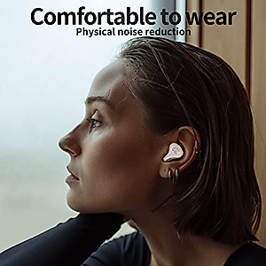 KZ Wireless Earbud Bluetooth in Ear Headphone with Microphone Hybrid Technology Earphone Stereo Sound Headset Touch Control with Charing Case Compatible with Apple&Android (SK10)