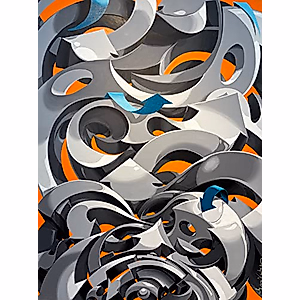 Ascending Errows by Erni Vales of EVLworld Limited Edition Museum Grade Art Print on Aluminum Metal