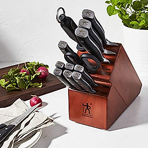 HENCKELS Forged Accent Razor-Sharp 15-Piece Knife Set, Chef Knife, Bread Knife, Steak Knife, German Engineered Knife Informed by over 100 Years of Mastery