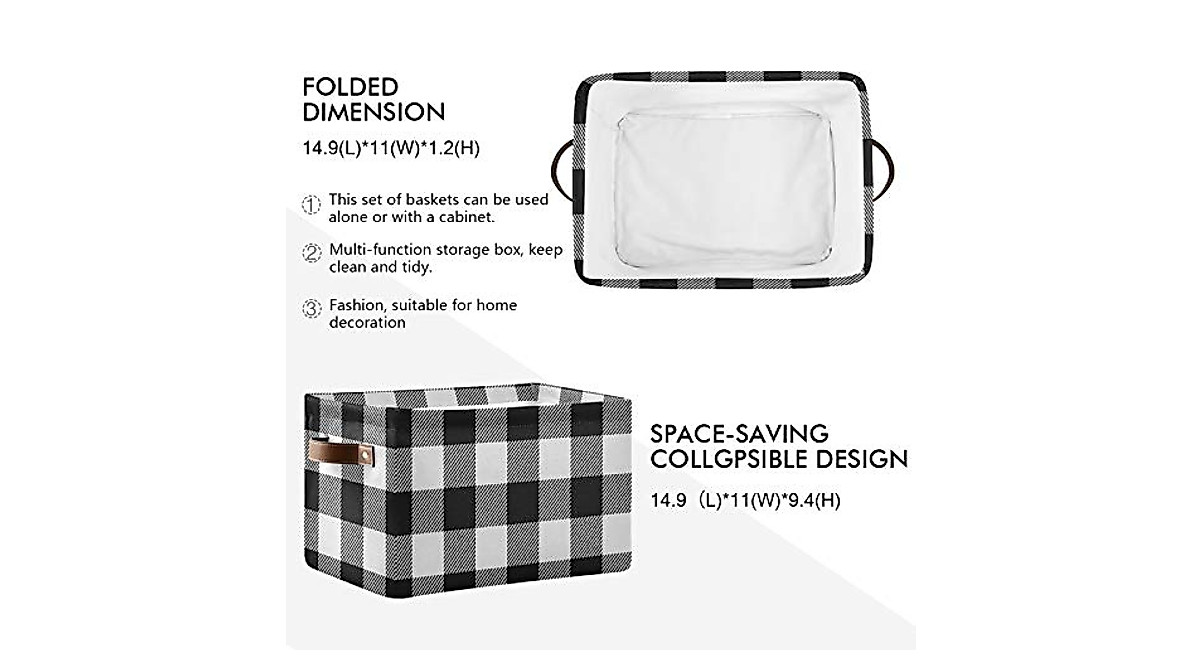 Nander Large Foldable Storage Bin | Waterproof & Space-Saving Organizer