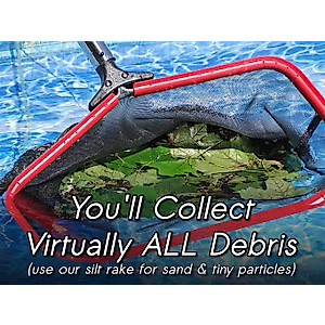 ProTuff 16' Pool Pole with Net (20") Bundle - Unlimited Free Replacement - Pool Net with Pole - Lock Right Mechanism Always Grips, Never Slips