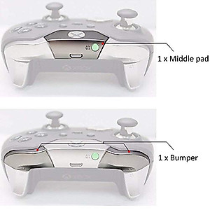 E-MODS GAMING® New LB RB Bumpers Triggers parts For Xbox One Elite Controller & with a 3.5mm jack Xbox one