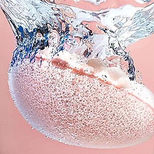 Real Techniques Miracle Cleansing Sponge, Skincare Facial Cleansing Tool with Probiotics, Exfoliate & Deep Cleans Pores, Dual Sided, Gentle on Skin, Cruelty Free, 1 Count