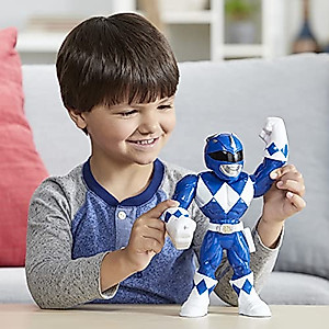 Power Rangers Playskool Heroes Mega Mighties Blue Ranger Brown/a