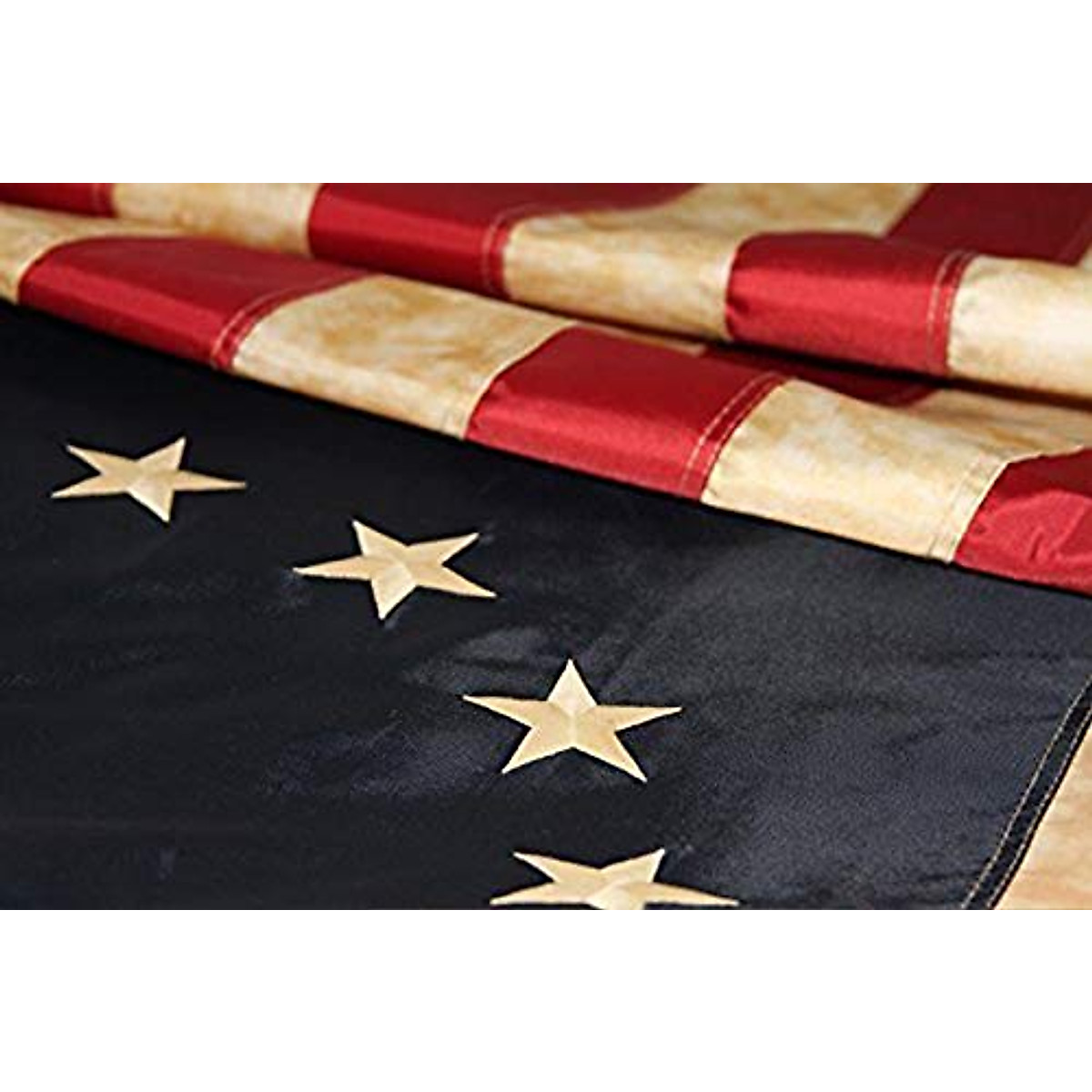 Betsy Ross Vintage Embroidered Flag - 3x5ft Premium Oxford Polyester - Founding Fathers Flags