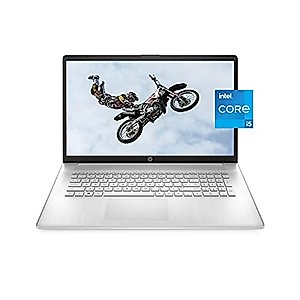 HP 17 Laptop, 11th Gen Intel Core i5-1135G7, 8 GB RAM, 256 GB SSD Storage, 17.3-inch HD+ Display, Windows 10 Home, Anti-glare Screen, Long Battery Life, Web-cam & Dual Mics (17-cn0021nr, 2021)