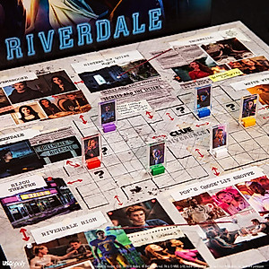 CLUE: Riverdale Board Game | Features Popular Characters and Locations from The CW TV Show Riverdale | Official Riverdale Merchandise | Artwork from Riverdale Seasons | Themed Clue Game