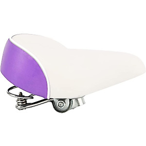 EIRONA Wide Kids Bike Seat for Girls Bike, Comfortable Kids Bike Seat Fit for 12 14 16 18 20 inch Mountain Road Bicycle, Purple