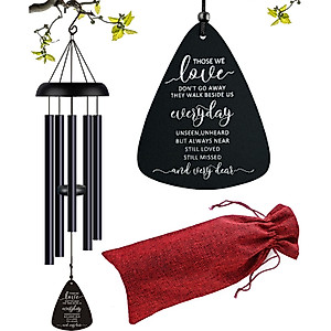 Sympathy Memorial Wind Chimes for Loss of Loved One Prime, Sympathy Gift Baskets Memorial Gifts for Loss of Mother Father, Grief Gifts Bereavement Funeral Gifts Windchimes in Memory of A Loved One