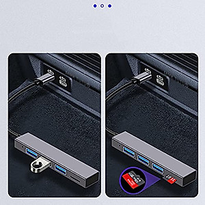 SHYPT Converter Dual USB Interface Car U Disk Listening to Songs Adapter Car Mobile Phone Charging Data Line Connection