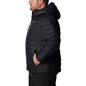 Columbia Mens, Voodoo Falls 590 TurboDown Hooded Jacket, Black, Large