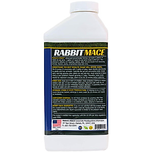 Nature’s MACE Rabbit Repellent 40oz Concentrate/Covers 28,000 Sq. Ft. / Rabbit Repellent and Deterrent/Keep Rabbits Out of Your Lawn and Garden/Safe to use Around Children & Plants