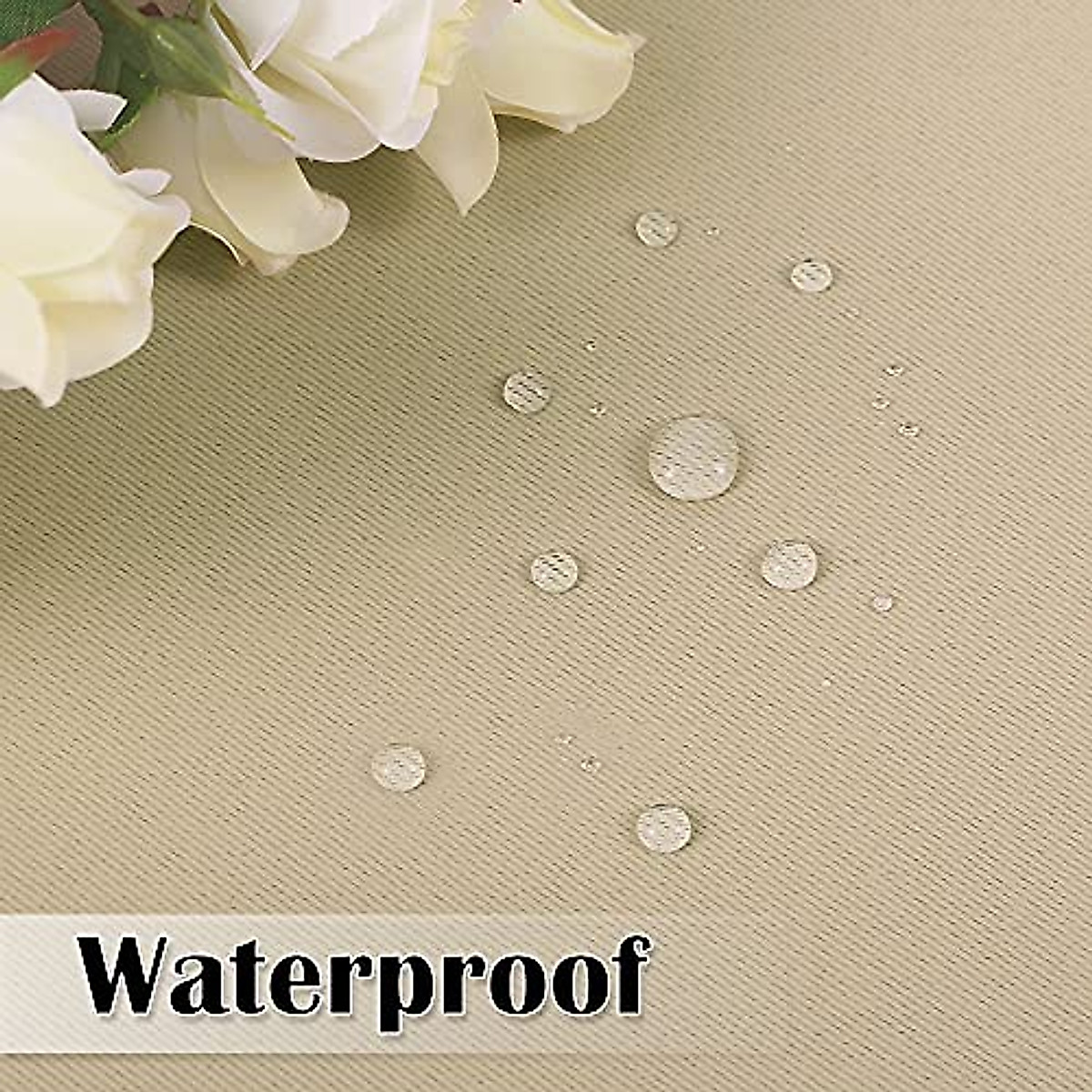 StangH Blush Beige Velvet Curtains & Outdoor Curtains