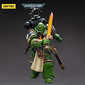 JOYTOY 1/18 Warhammer 40,000 Action Figure Salamanders Bladeguard Veteran Anime Collection Model Birthday Gift