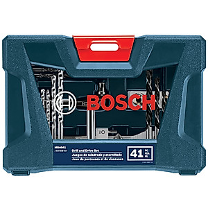 Bosch PS21-2A 12-Volt Max Lithium-Ion 2-Speed Pocket Driver Kit with 2 Batteries, Charger and Case w/ 41 pc drill and drive bit set
