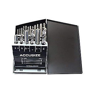 Accusize Industrial Tap & Drill Bundle: Metric, UNF, UNC Sets
