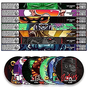 Self-Seal Cali Tin Can, Pressitin Cans with Ring Lid and Label, Side Stickers, Tin Tuna Can - No Tools Needed - 100ml/3.5g