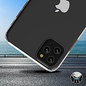 Migeec for iPhone 11 Pro Max Case Shockproof Protective Case Soft Phone Clear Case 6.5 inch