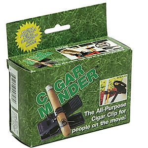 Cigar Minder Clip - All Purpose Cigar Holder (Green)