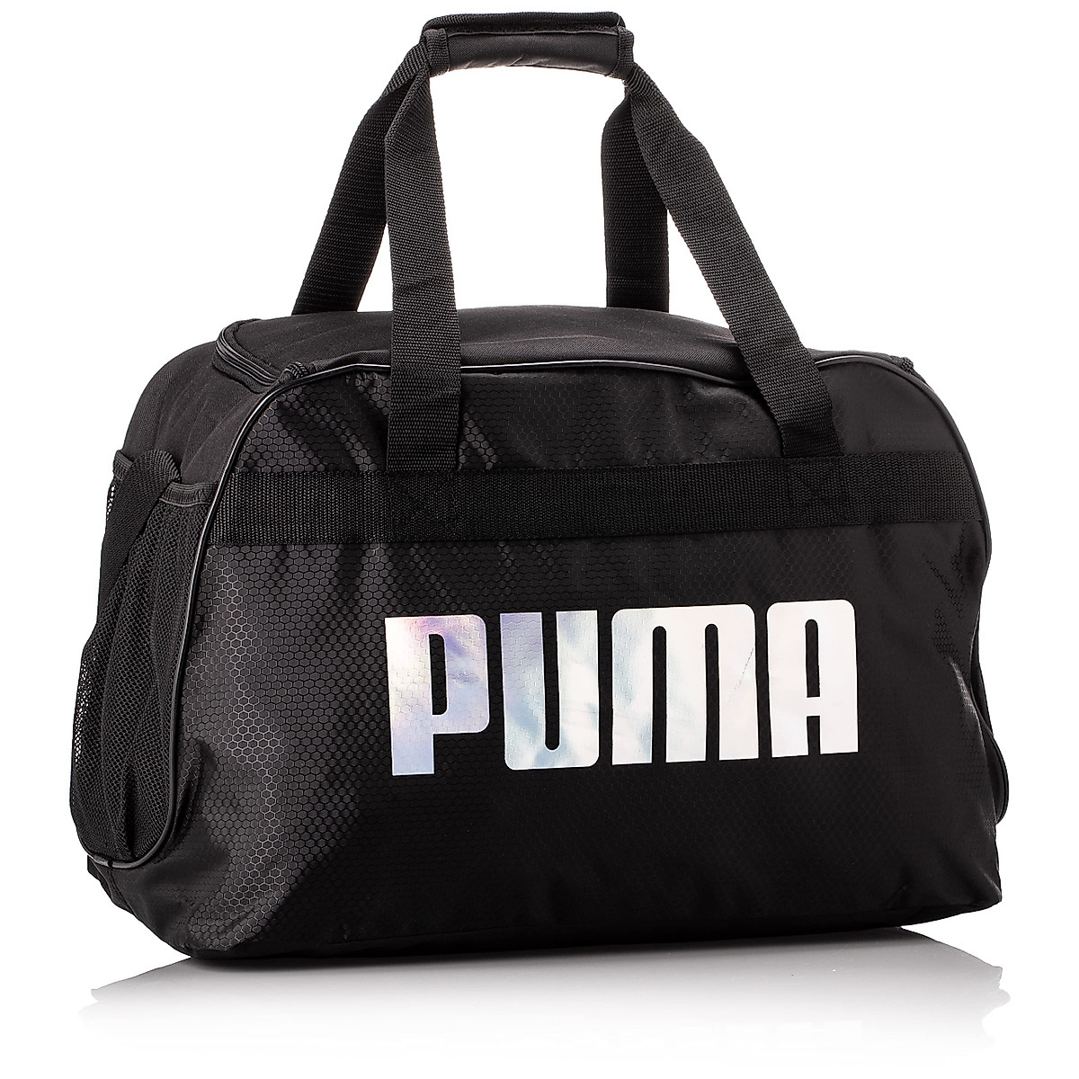 PUMA unisex adult Evercat Defiance Duffel Bags, Black, One Size US