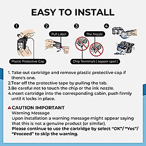 Penguin Remanufactured Printer Ink Cartridge Replacement for Canon PG-260XL CL-261XL 260 261 XL Used for TS5320 TS6420 TR7020 (1 Black, 1 Color)