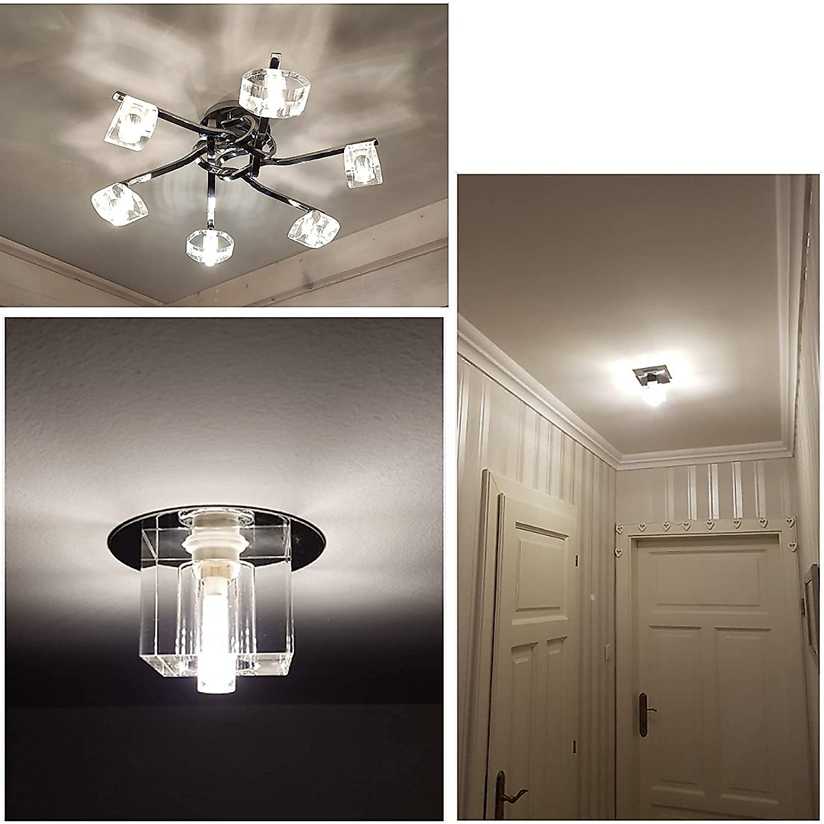 G9 LED Bulb 10W 110V Dimmable LED Corn Light Bulbs 100W Halogen Equivalent, 102 LED 2835, 4000K Natural White, Ceramic G9 Bi-Pin Base for Indoor Home Lighting Chandelier Ceiling Fan, 5 Pack