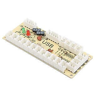 Yosoo Arcade Joysticks Kit, High Temperature Resistance Dustproof Washers DIY Joystick Plug and Play for Computer Game (Black)