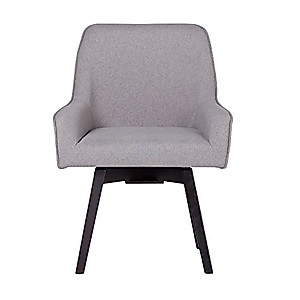 Studio Designs Home, Heather Gray Studio Designs 70147 Spire Swivel Task Chair, 25.5" W x 24" D x 35.5" H