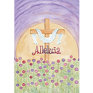 Toland Home Garden 118054 Easter Garden Flag, 12x18 Inch, Double Sided for Outdoor Religious House Yard Decoration