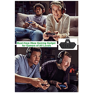 LEVELHIKE Stereo Headset Adapter for Xbox One & Xbox Series X|S Controller - Adjust Audio Balance (Game Sound & Voice Chat), Volume, Mic Directly