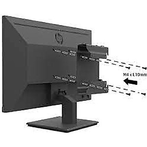 HP Elitedesk 800 G4 Mini Desktop (Intel Quad Core i5-8500T, 32GB DDR4 RAM, 512GB NVME Type-C, DisplayPort, WiFi, Ethernet, Kbd+Mou, Windows 11 Pro 64-bit, 24" LCD with AIO Stand … (Renewed)