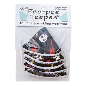 Pee pee Teepee Skulls Black Cello Bag, Rock & Roll