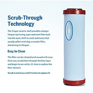 ProOne Coldstream Countertop Water Filter System, Includes Dedicated Faucet