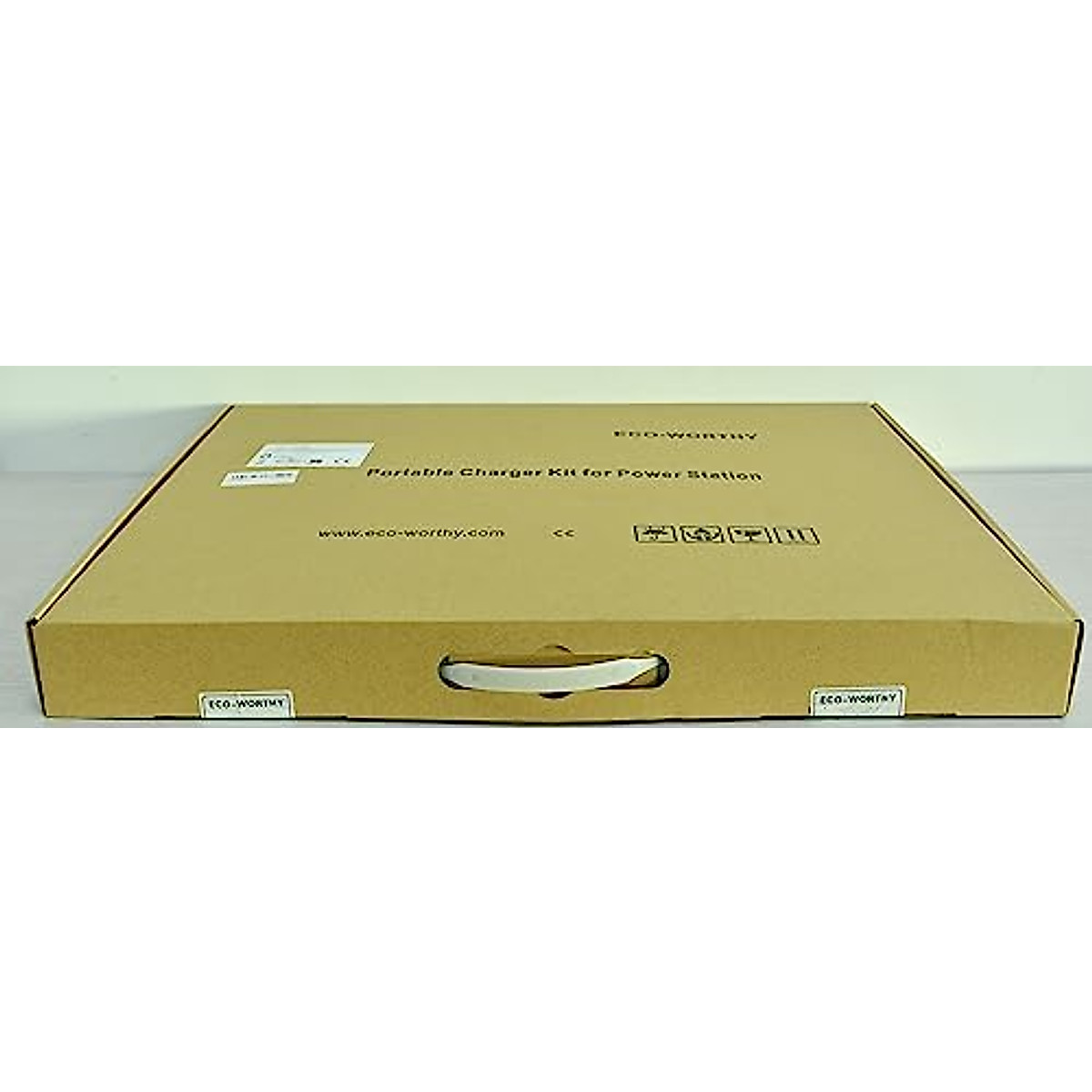 ECO-WORTHY 100W Foldable Solar Panel with Adjustable Kickstand for Jackery/Flashfish/BALDR/Goal Zero Portable Generator Power Station, Upgraded Portable Solar Power for Outdoor Camping RV Off Grid