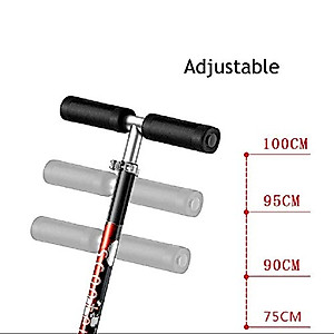 ygqtbc Children Scooter -Scooter for Kids Wheel Kick Scooter for Toddler Girls & Boys, Lean to Steer, 4 Adjustable Height, Light Up Wheels for (Color : Black)