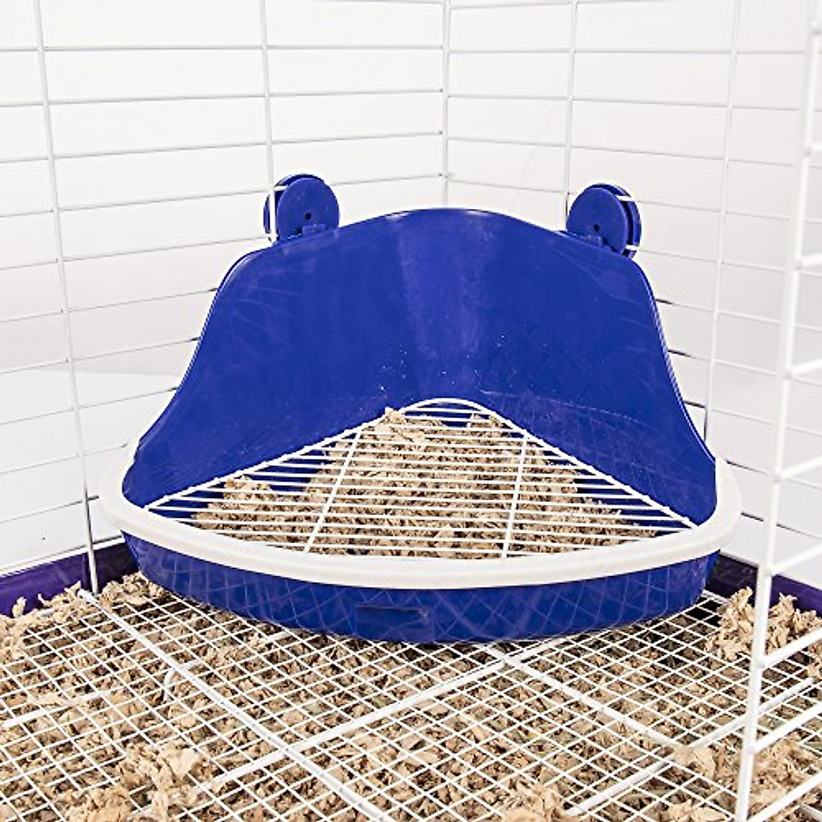 Ware Manufacturing Plastic Scatterless Lock-N-Litter Small Pet Pan (Colors May Vary)