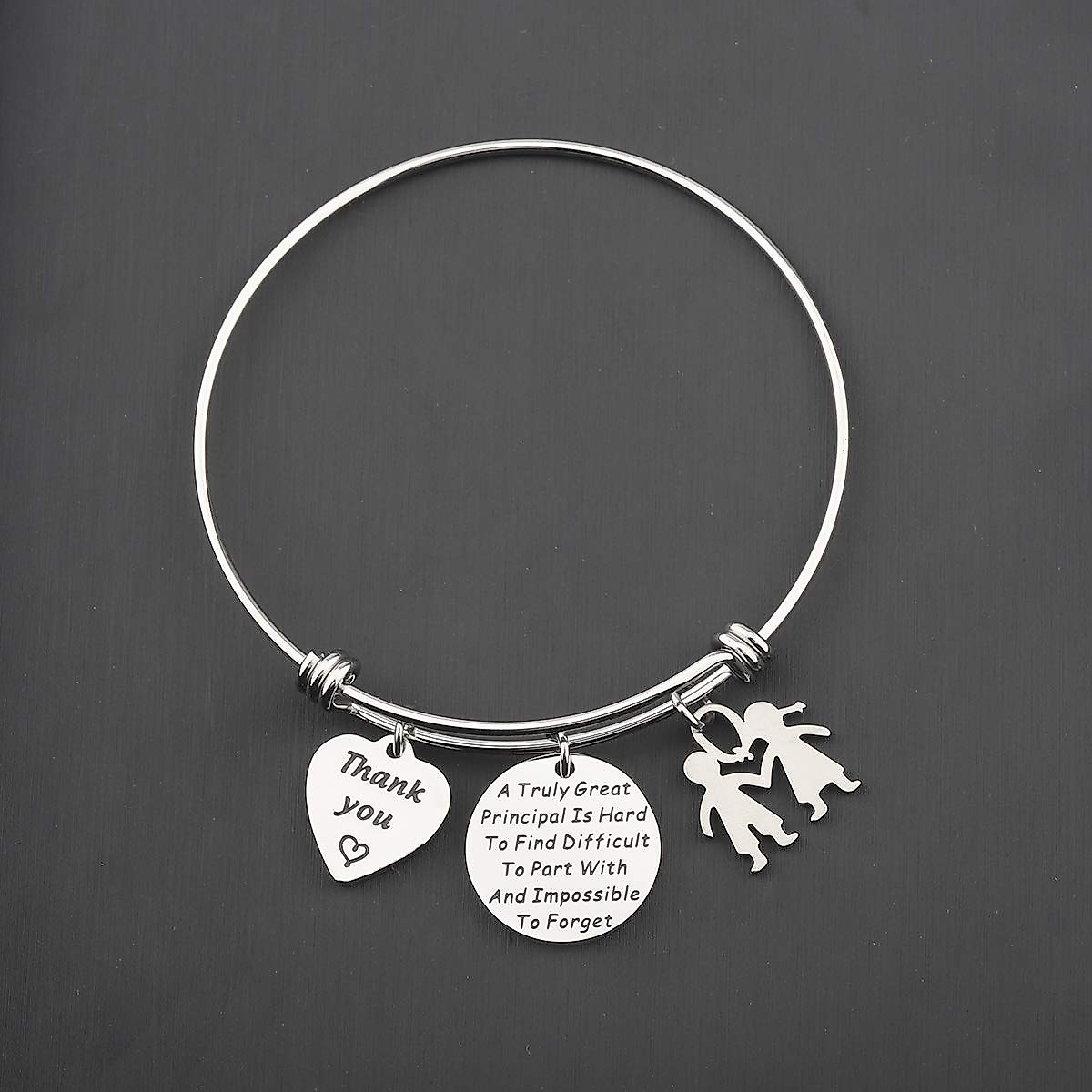 TGBJE Principal Gift Assistant Principal Gift A Truly Great Principal Is Hard To Find Bracelet Principal Thank You Gift School Administrator Gift (principal bangle)