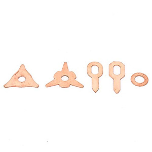 Dent Pulling Rings, 110pcs Dent Pulling Puller Rings Triangle OT Round for Car Body Welding Repair Tool Set Weld kit Dent Puller Rings