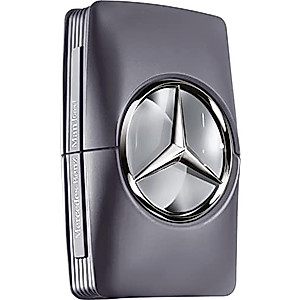 Mercedes-Benz Man Grey - Elegant Fragrance With Sensual Amber Woody Notes - Mesmerize The Senses With Original Luxury Men’s Eau De Toilette Spray - Endless Day Through Night Scent Payoff - 3.4 OZ