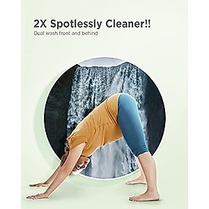 Bidet Attachment for Toilet, Ciays Ultra-Slim Bidet Toilet Seat Attachment , Self-Cleaning Dual Nozzles, Non-Electric Bidet Attachment for Sanitary and Feminine Wash, Sliver/White (CIBA02)