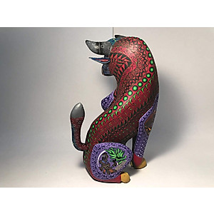 EL Toro Rojo handcrafted Oaxacan Alebrije, wood carving