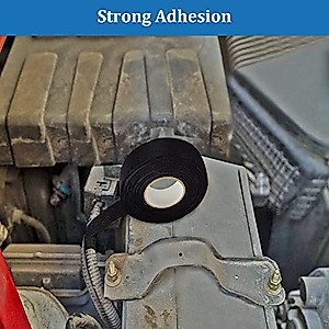 EDSRDRUS Multi-Pack Automotive Harness Cloth Tape 3/4in x 50ft High Temp Wire Harness Wrapping Tape, for Automobile Electrical Wire harnessing Noise Dampening Flame Resistant & Cable Fixation