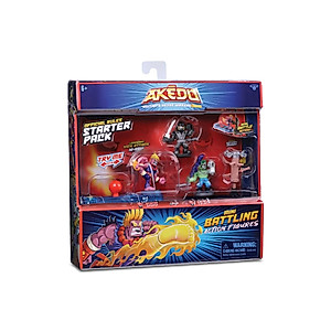 Akedo Ultimate Arcade Warriors Starter Pack - Legendary Kick Attack, Multicolor (14232)