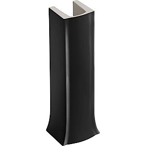 Kohler K-2357-7 Archer Pedestal Only, Black Black